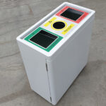 Triple Tub Internal Bin for Indoor Use - Draffin Street Furniture