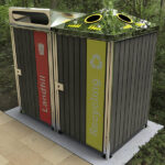 900 Series Low Pyramid Bin Surround - Draffin