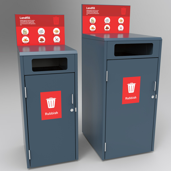Hub Bin Surrounds - Draffin Street Furniture