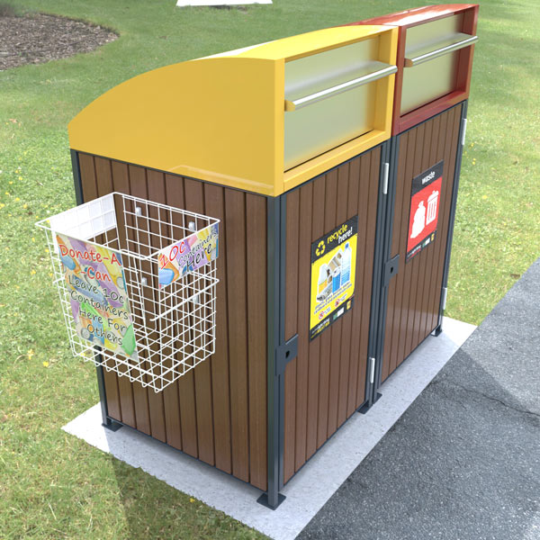 Outdoor Bins | Commercial Wheelie Bin Enclosures | Draffin